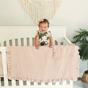 Leyl&Ari Toddler Blanket (Dusty Rose)