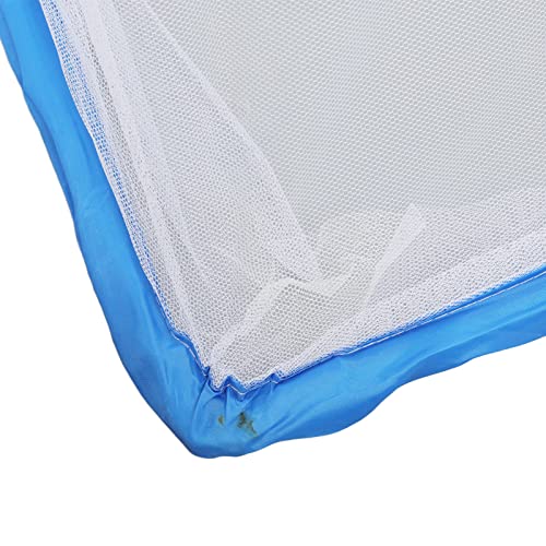 Mosquito Net Tent, Portable Foldable Easy to Store Bed Net Tent for Kids for Travel (Blue)