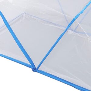 Mosquito Net Tent, Portable Foldable Easy to Store Bed Net Tent for Kids for Travel (Blue)