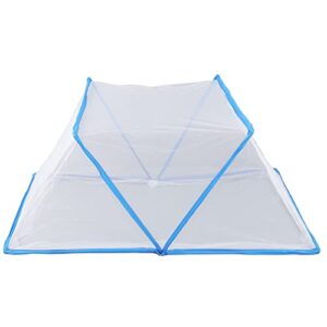 Mosquito Net Tent, Portable Foldable Easy to Store Bed Net Tent for Kids for Travel (Blue)