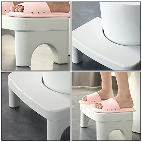 LIFKOME Toilet 1pc Step Stool, Shape Footstool Squatting Shaped Stool- and Foot Bathroom Assistance Potty U Toddlers Posture Child for Plastic U-Shaped Anti- Washing Platic Portable Toilet