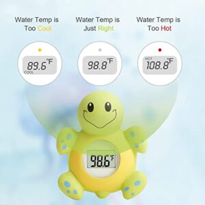 Cushore Baby Bath Thermometer (Upgraded Version) with Automatic Water Induction Switch, Baby Bath Float and Play Toy for Infant, Smart Accurate Bathroom Safety Temperature Thermometer ℃/℉