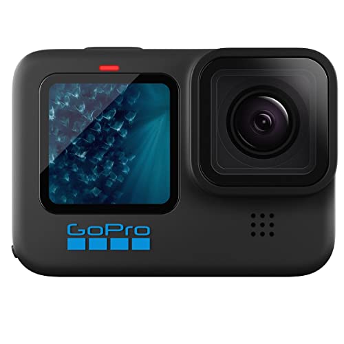 GoPro HERO11 Black Waterproof Action Camera Sport Deluxe Bundle with 32GB Memory Card, Adventure Kit 2.0, Extra Battery, Multi Card Reader