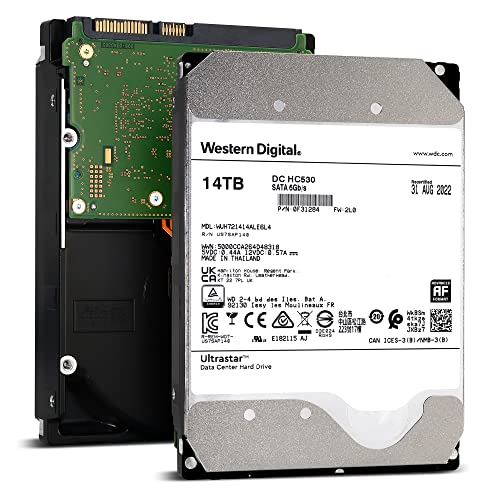 HGST 0F31284 3.5inch 14TB 7200RPM 512MB SATA 6Gb/s 512e SE Ultrastar DC HC530 (Renewed)