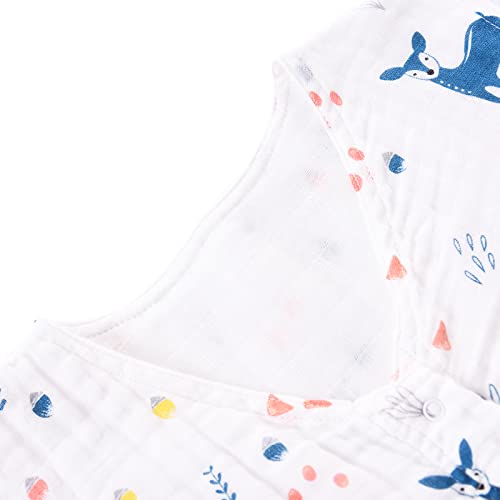 TADO MUSLIN Toddler Sleep Sack for 2-4T Baby, Organic Cotton Wearable Blanket for Boys and Girls