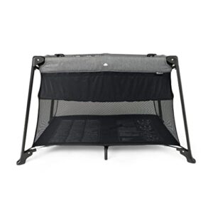 Child Craft Metro Playard, Lightweight Portable Crib with Removeable Baby Bassinet, Travel Crib Includes Convenient Carry Bag and Backpack Style Straps, Black