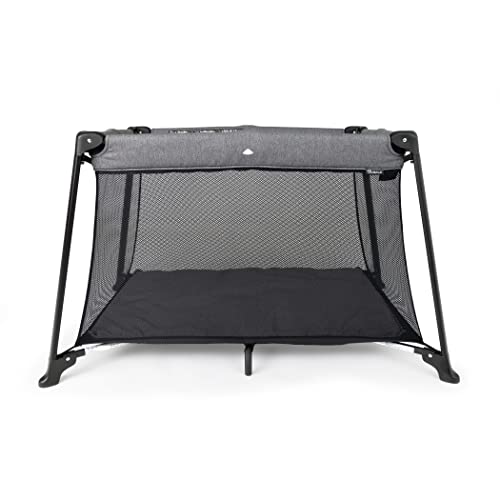 Child Craft Metro Playard, Lightweight Portable Crib with Removeable Baby Bassinet, Travel Crib Includes Convenient Carry Bag and Backpack Style Straps, Black