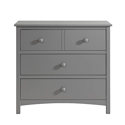 Oxford Baby Universal 3-Drawer Dresser, Dove Gray, 18.00 Inch L x 37.00 Inch W x 34.00 Inch H