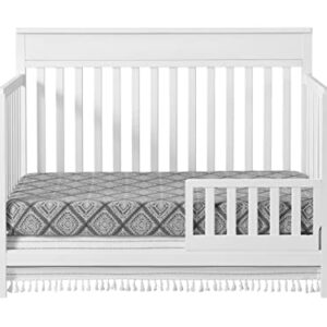 Oxford Baby Castle Hill Crib to Toddler Bed Guard Rail Conversion Kit, White, GreenGuard Gold Certified