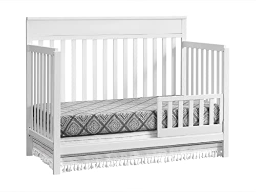 Oxford Baby Castle Hill Crib to Toddler Bed Guard Rail Conversion Kit, White, GreenGuard Gold Certified