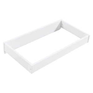 oxford baby changing topper for castle hill 3-drawer dresser, barn white