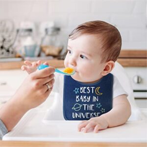 The Peanutshell Terry Baby Bib Set for Boys or Girls | Unisex 10 Pack for Feeding, Teething, or Drooling | Hello Sunshine