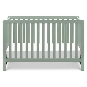 Carter's by DaVinci Colby 4-in-1 Low-Profile Convertible Crib in Light Sage, Greenguard Gold Certified