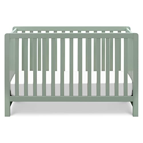 Carter's by DaVinci Colby 4-in-1 Low-Profile Convertible Crib in Light Sage, Greenguard Gold Certified