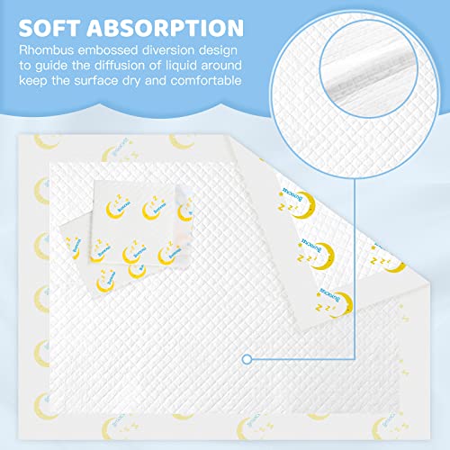 Baby Disposable Changing Pads 100 Count Incontinence Underpad Diaper Changing Liners Quick Absorb Soft Breathable Waterproof Leak Proof 13x18in