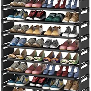 Tribesigns Upgraded 10 Tiers Shoe Rack, Large Capacity Shoe Shelf, Tall Shoe Organizer for 50 Pairs, Space Saving Shoe Storage