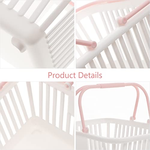 9pcs for Baskets Tote Desk White Kids Bins Pretend Eggs Storage Snacks Plastic, Beach Basket, Picnic Basket Fruits Bedroom Compact Handles Party Desktop Small Grocery Shower