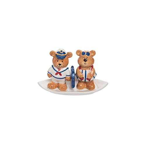 Beachcombers Nautical Bears Salt And Pepper Shaker Set, 6.44-Inch Length