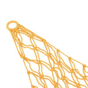 Stuffed Animal Storage Net, Macrame Toy Plush Toy Net Hammock Easy to Install Animals Corner Hanging Stuffed Animal Storage Holder Space Saving Tassel Toys Bedroom Storage Hammock (Autumn Yellow)