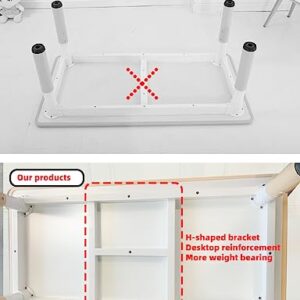 Tigasy Kids Adjustable Table and 4 Chairs Set,Toddler Table and Chairs for Ages 2-12,Upgrade Graffiti Desktop,Max 350lbs.