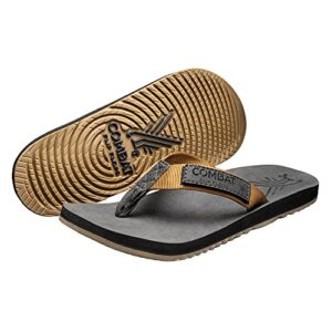 combat flip flops men's coyote floperator ergo