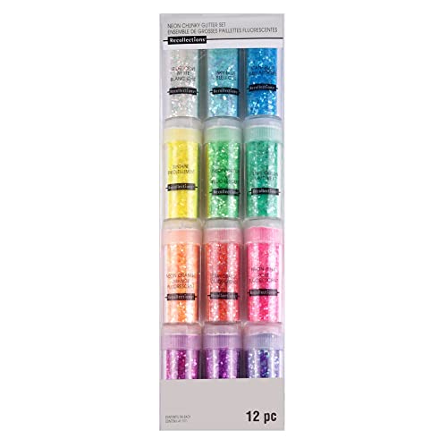 Michaels Neon Chunky Glitter Set by Recollections™