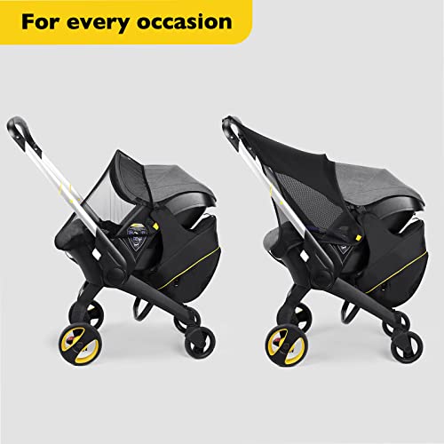 Upperkids Storage Bag Compatible with Doona Infant Car Seat Stroller, Stroller Accessories, Large Capacity Diaper Bag, Easy Access Zipper Design, Wearable Backpack, Stroller Organizer Bag, All Day Bag