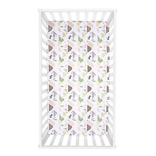 Trend Lab Mountain Baby 3 Piece Crib Bedding Set, Includes Nursery Quilt, Fitted Crib Sheet and Crib Skirt