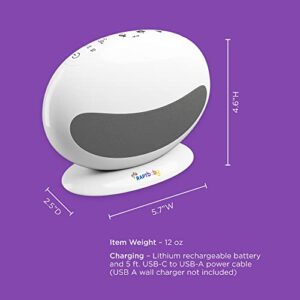 RAPTbaby™ Smarter Sleep Sound Machine: Neuroscientist-Developed to Support Baby’s Language Development & Sleep with Soothing & Brain-Building Soundtracks in 4 Genres: Classical, Lullaby, Nature, Womb