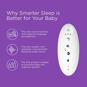 RAPTbaby™ Smarter Sleep Sound Machine: Neuroscientist-Developed to Support Baby’s Language Development & Sleep with Soothing & Brain-Building Soundtracks in 4 Genres: Classical, Lullaby, Nature, Womb