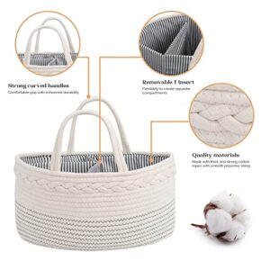 luxury little Diaper Caddy Organizer for Baby Boy and Girl and XXXL Nursery Storage Basket