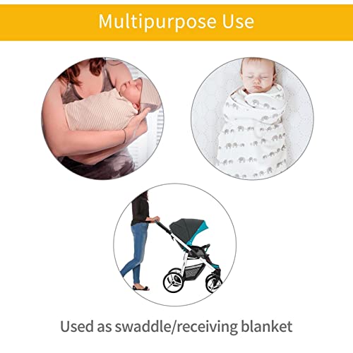 Mushroom Baby Swaddle Blanket Newborn Baby Stuff Soft Sleep Sacks Receiving Blankets with Hat for Boy Girl Infants Gifts