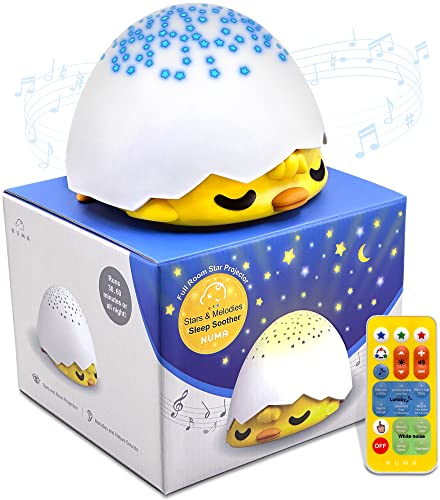 Numa Baby Sleep Soother and Sound Machine with Night Light Projector (Remote Included)