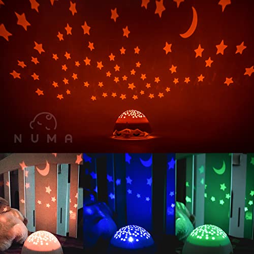 Numa Baby Sleep Soother and Sound Machine with Night Light Projector (Remote Included)