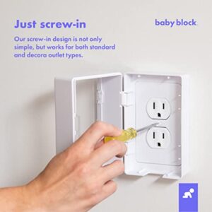 New Lock & Key Outlet Cover | Plug Covers for Electrical Outlets | Wall Plug Socket Protectors | Outlet Covers | Baby Safety & Childproof Locks