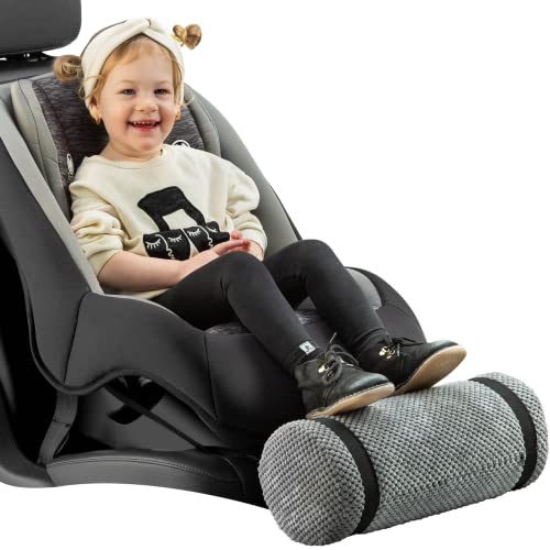 Car Seat Foot Rest for Kids | Car Seat Accessories | Leg Rest for Car Seat Kids | Car Foot Rest | Adjusts to Any Carseat Or Toodlers Booster Seat-Grey by SWANOO