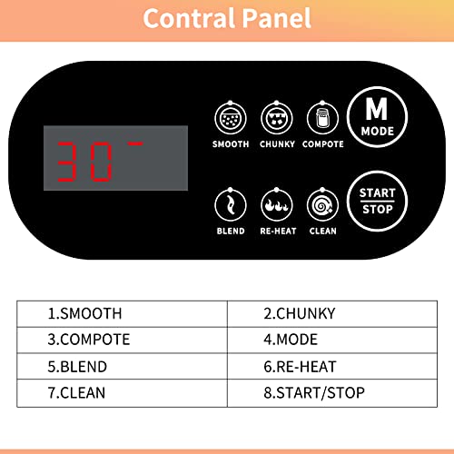 Potlimepan Soup Maker Machine 2 L, 8 in 1 Multi-Funcation Soup and Smoothie Maker with Led Control Panel, Stainless Steel Hot Soup Maker Electric, Makes 3-6 Servings Smart Living for Home Commercial Use Black