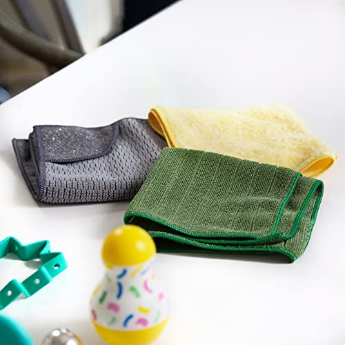 E-Cloth Toy & Nursery Cleaning Cloth, Premium Microfiber Cloth, Ideal for Baby Toys, Nursery Rocking Chair, Nursery Decor, 100 Wash Promise