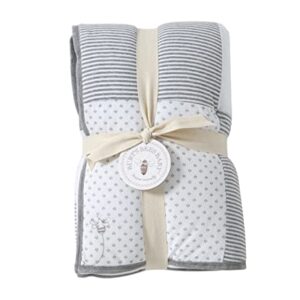 Burt's Bees Baby - Reversible Quilt, Baby and Toddler Nursery Blanket, Organic Cotton Shell & Polyester Fill