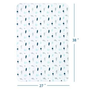 Potty Training Bed Pad 100% Waterproof, Bed Wetting Protection Pad for Twin and Toddler Beds, Reusable, Non Slip and Easy to Change, Waterproof Mattress Pad, Bed Pads Washable Waterproof