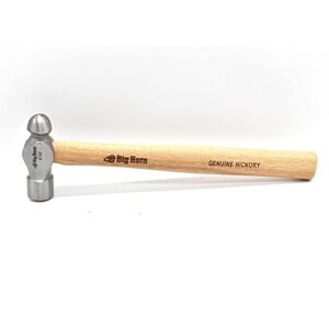 big horn 15128 8 oz ball pein hammer with hickory handle