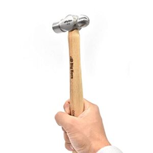 Big Horn 15128 8 Oz Ball Pein Hammer with Hickory Handle