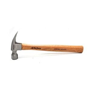 big horn 15126 10 oz claw hammer with hickory straight handle