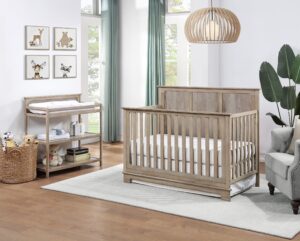 suite bebe grayson 4-in-1 convertible crib rustic alpine