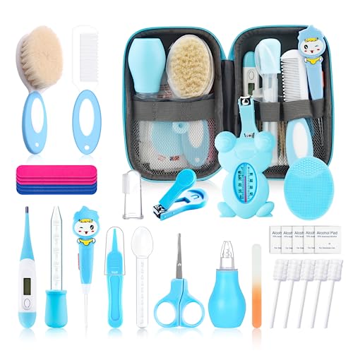 Baby Healthcare and Grooming Kit for Newborn Kids, 36PCS Upgraded Safety Baby Care Kit, Newborn Nursery Health Care Set, Baby Care Products