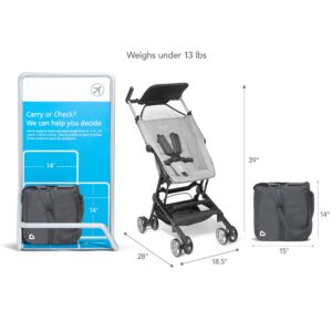 Munchkin® Sparrow™ Ultra Compact Lightweight Travel Stroller for Babies & Toddlers, Grey