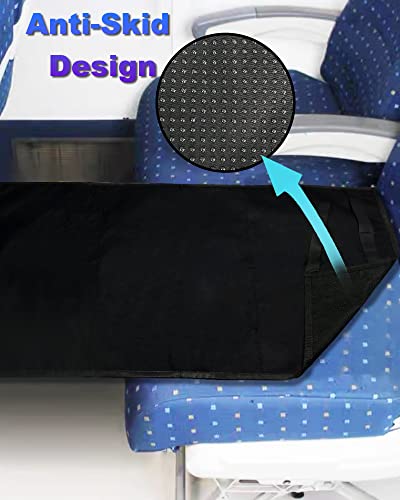 AWAHITAWA Travel Bed, Airplane Essentials Kids, Portable Toddler Bed, Baby Travel Cot Accessories, Airplane Must Haves for Toddlers