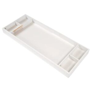 dadada baby’s removable changing tray for dresser - diaper changing topper for dresser white 48"