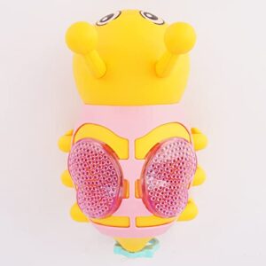 Smalibal Wind Up Toys for Kids, Bee Shape Clockwork Toy, Plastic Walking Toy for Boys Girls Kindergarten Toy for Gifts Birthday Party Favors Prizes Goodie Bags Treasure Box Filler Pink