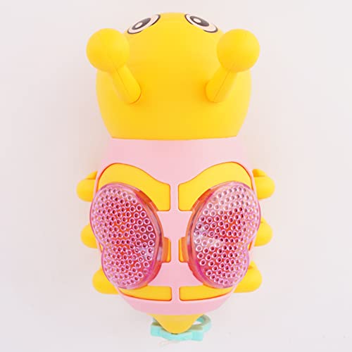 Smalibal Wind Up Toys for Kids, Bee Shape Clockwork Toy, Plastic Walking Toy for Boys Girls Kindergarten Toy for Gifts Birthday Party Favors Prizes Goodie Bags Treasure Box Filler Pink